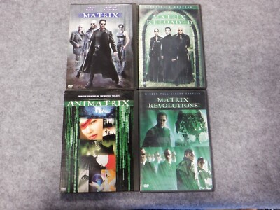 DVD - Matrix, Reloaded, Revolutions, And Animatrix - Great Condition | eBay