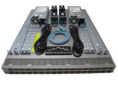 Cisco N3K-C3232C Nexus 3232C 32 x 100G, 1RU switch Dual AC and rail kit ...