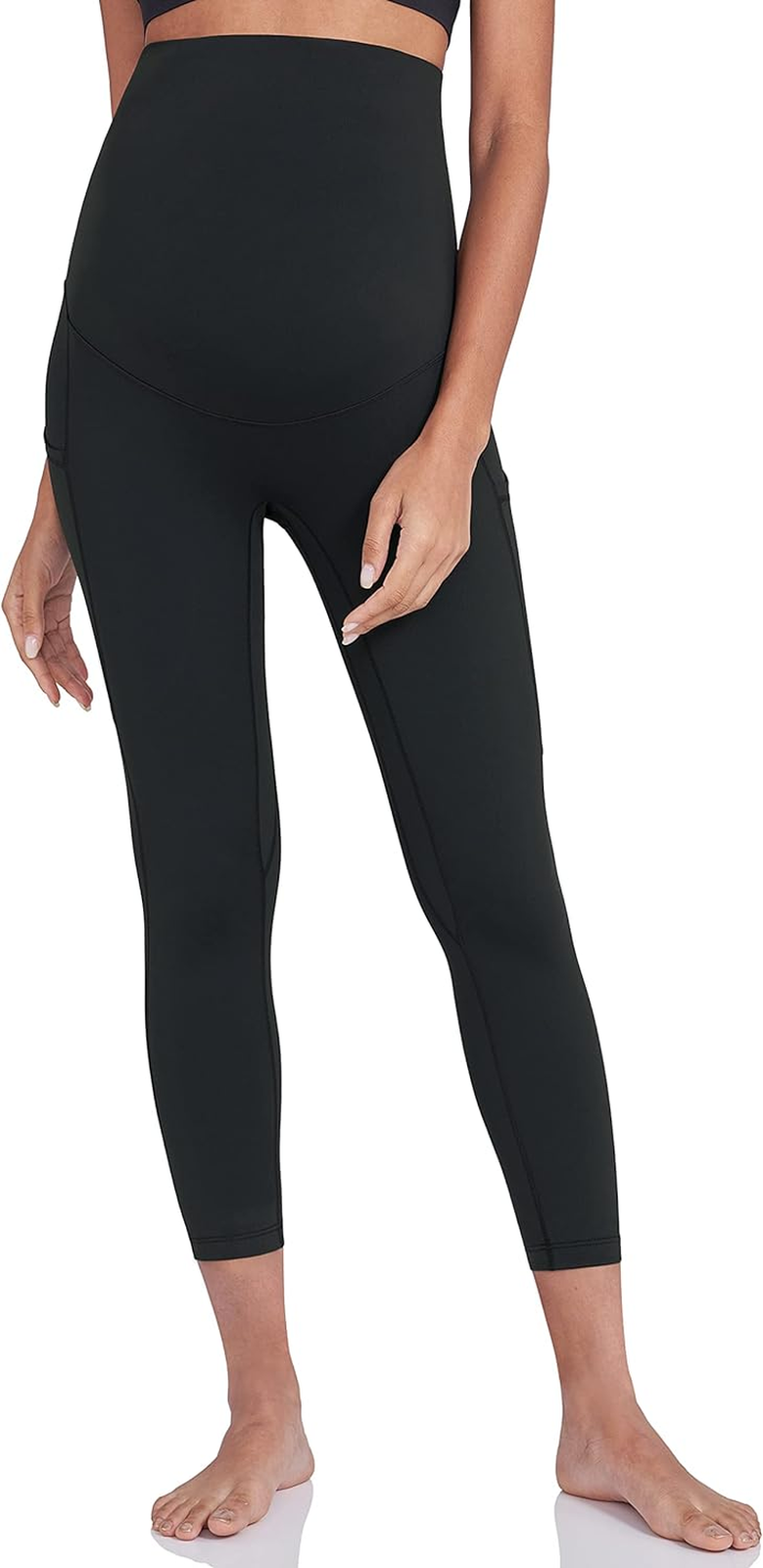 Women'S Maternity Workout Leggings over the Belly Pregnancy Active Wear ...