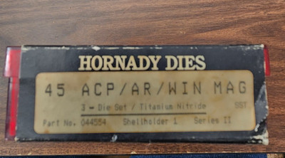 Hornady 45 ACP 3 Die Set #044554 Very Ugly Condition | eBay