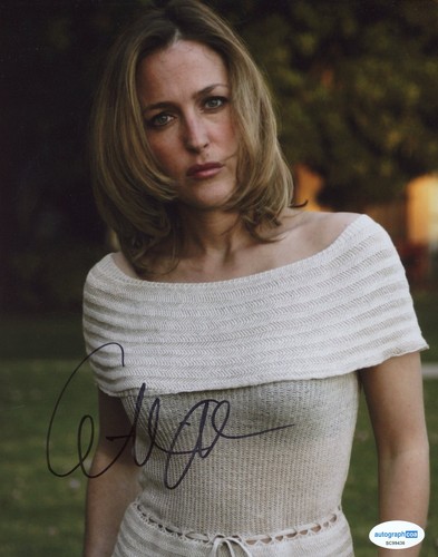 Gillian Anderson Sexy Autograph Signed 8x10 Photo ACOA | eBay