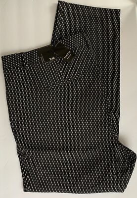 Torrid Womens DIAMOND PRINT PANTS 24R NEW 24 Straight NWT Black/White ...