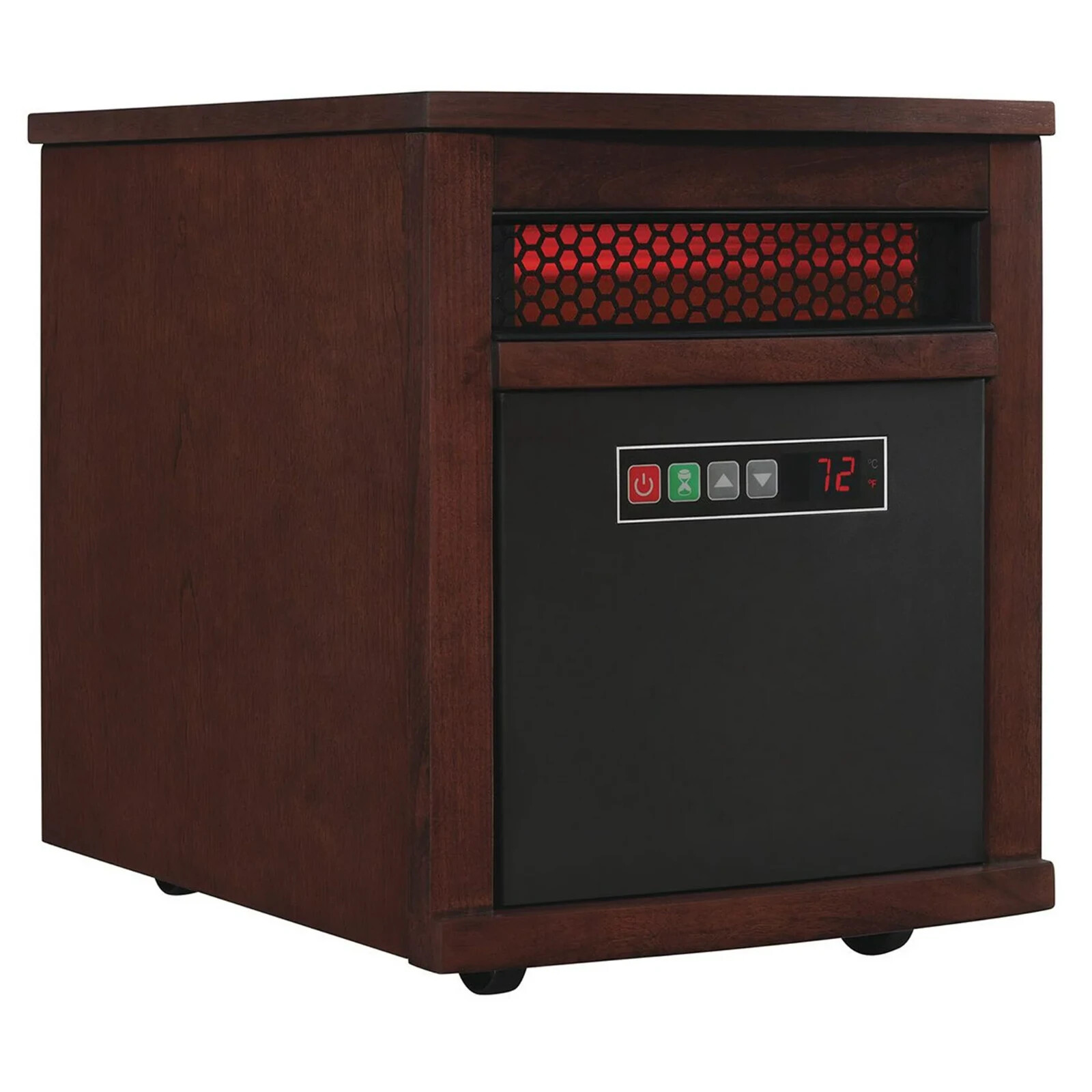 Duraflame® Rolling Infrared Quartz Electric Heater, wood finish | eBay