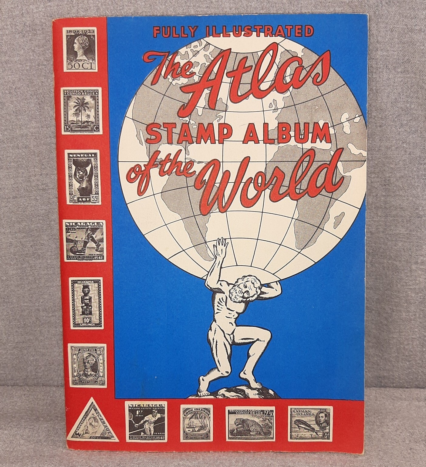Fully Illustrated The Atlas Stamp Album Of The World, 1961 With 30 ...