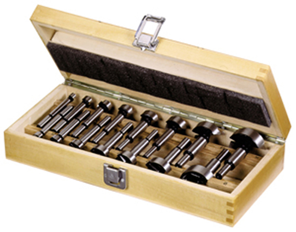 15 Forstnerbohrer Satz Set Holz Bohrer 10-50mm Astlochbohrer Topfbohrer ...