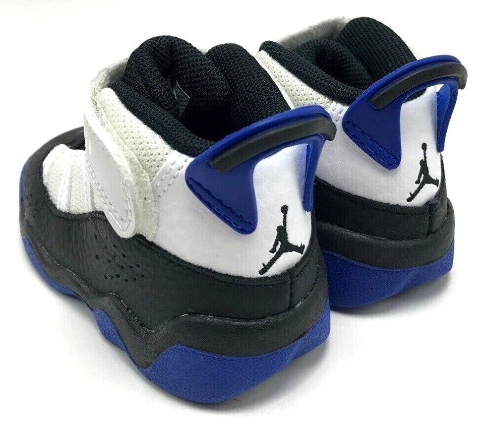 *NEW* TODDLER Baby Nike Jordan 6 Rings (TD) White / Blue (323420 142) 👍 ...