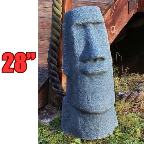 Easter Island Statue Large Moai Rock Stone Granite Appearance Tall Zen ...