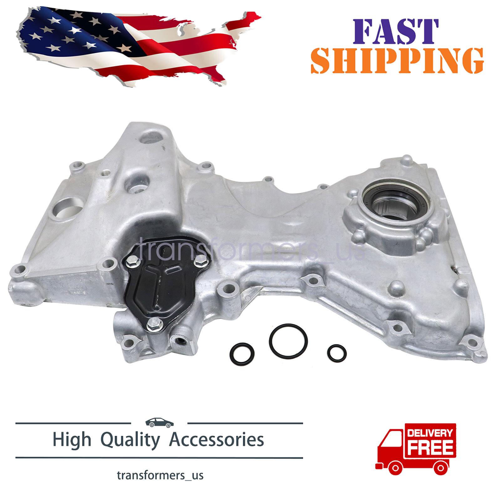 For Honda Civic 1.8L New Timing Cover Oil Pump Assembly 15100-R1A-A01 ...