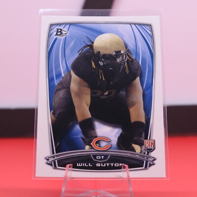 2014-15 Topps Bowman Football 84 Will Sutton Rookie RC | eBay