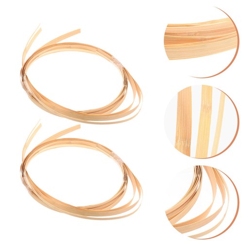 2 Bundles Weaving Sticks Bamboo Strips Decorative Materials ...