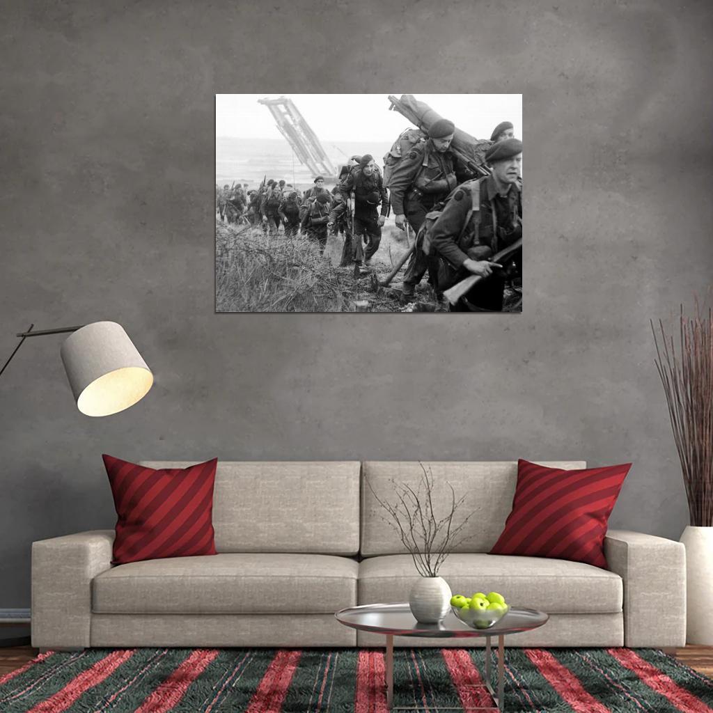 V4192 Royal Marine Commandos Normandy Rare War WW2 Decor WALL POSTER ...