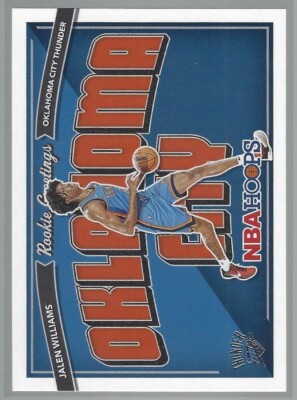 2022-23 Panini NBA Hoops Jalen Williams rookie card #12 Rookie ...