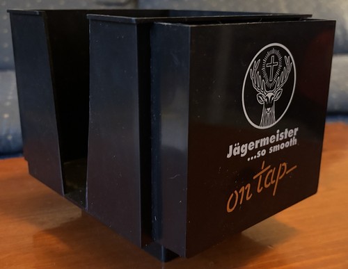 Vintage Jagermiester “So Smooth” On Tap Napkin & Straw Caddy Brand New ...