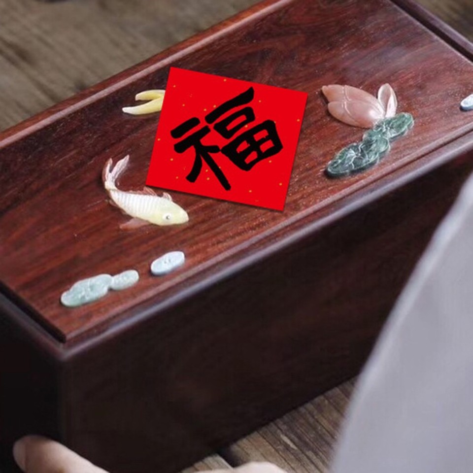 Doorway Decor Rice Paper Fu Door Stickers Authentic Chinese Calligraphy ...
