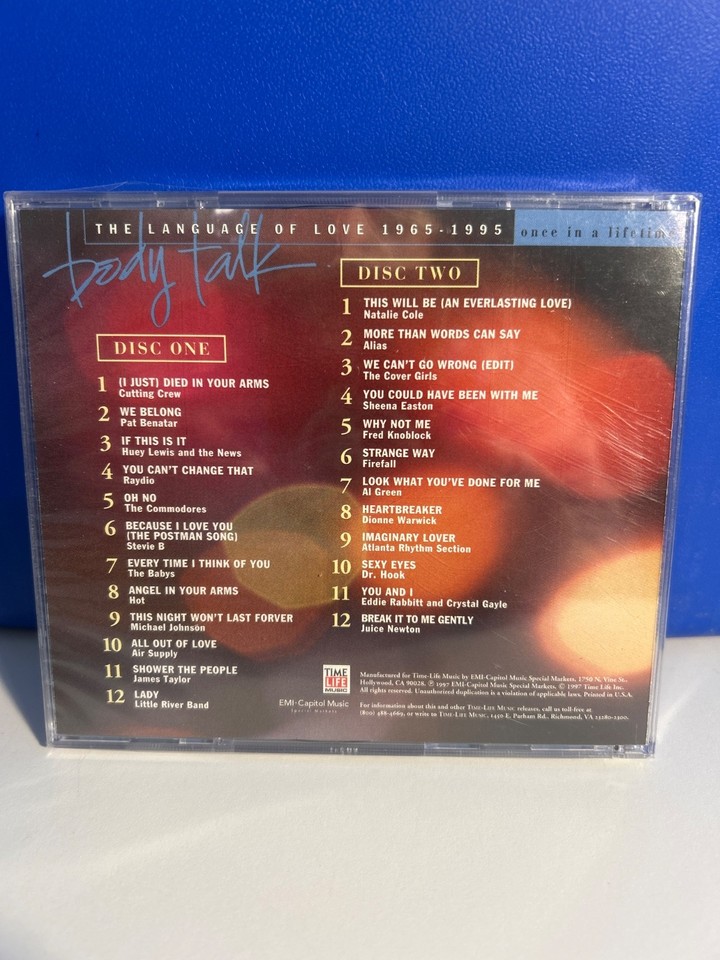 Body Talk’ “Once in a Lifetime” 1965-1995 (2-CD) 24 Tracks….BRAND NEW ...