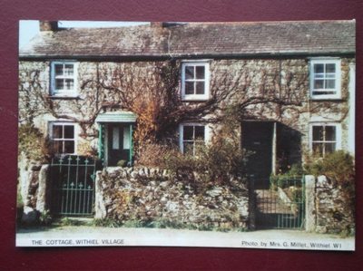 POSTCARD CORNWALL WITHIEL VILLAGE - THE COTTAGE | eBay