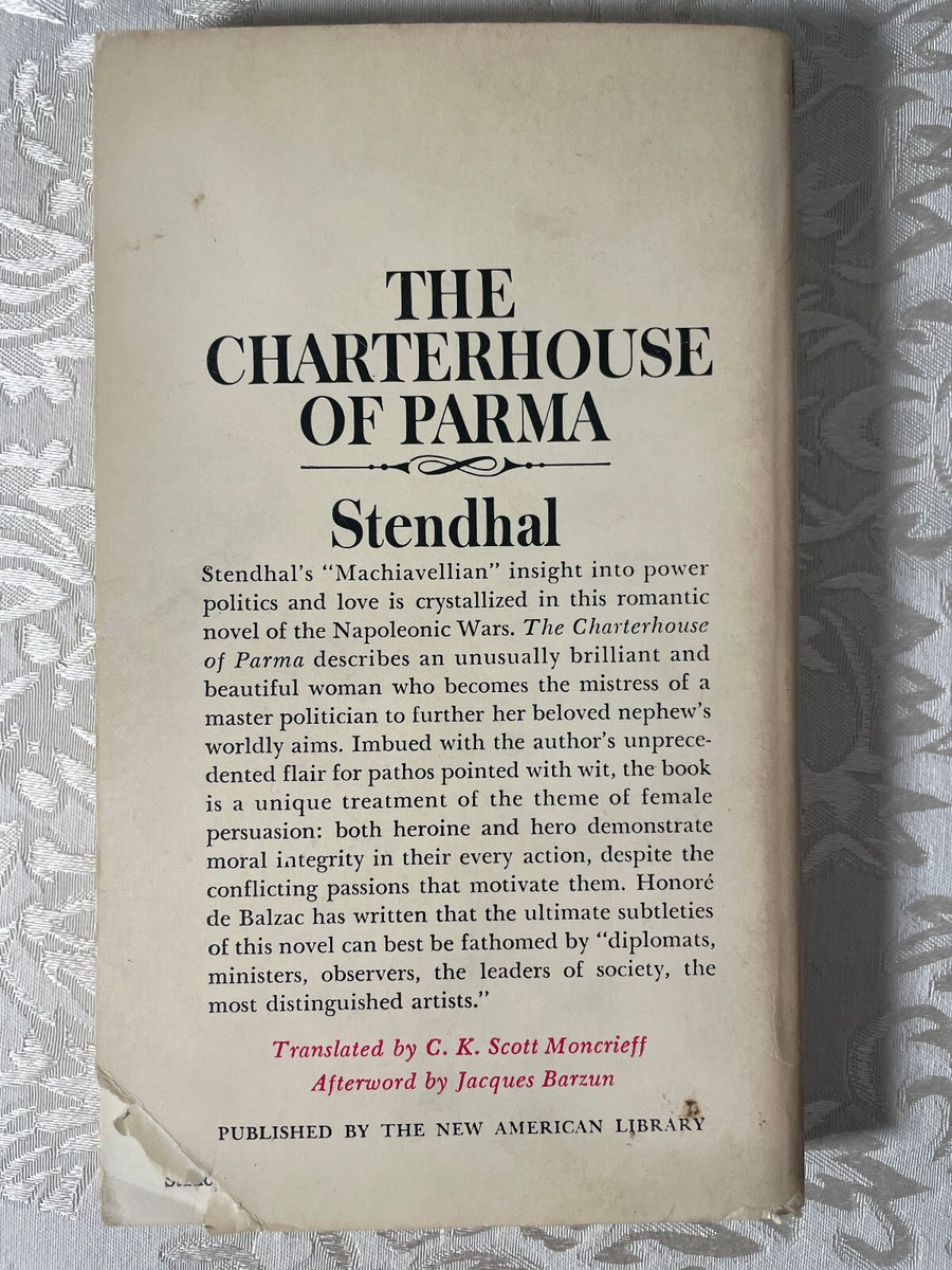 The Charterhouse Of Parma Review Stendhal: Fiction And The Themes Of