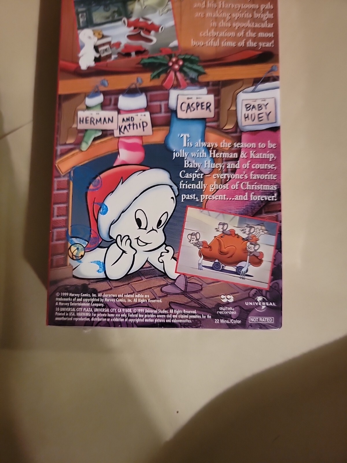 Harveytoons Presents - A Very Merry Casper Christmas (VHS, 1999 ...