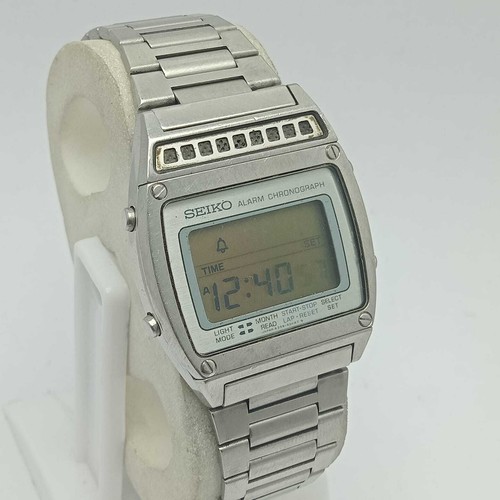 Seiko A359-5050 Quartz Alarm Chronograph Digital Vintage Men’s Watch | eBay
