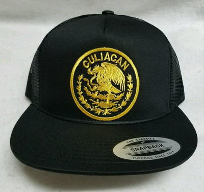 CULIACAN SINALOA MEXICO HAT MESH TRUCKER BLACK SNAP BACK ADJUSTABLE NEW ...