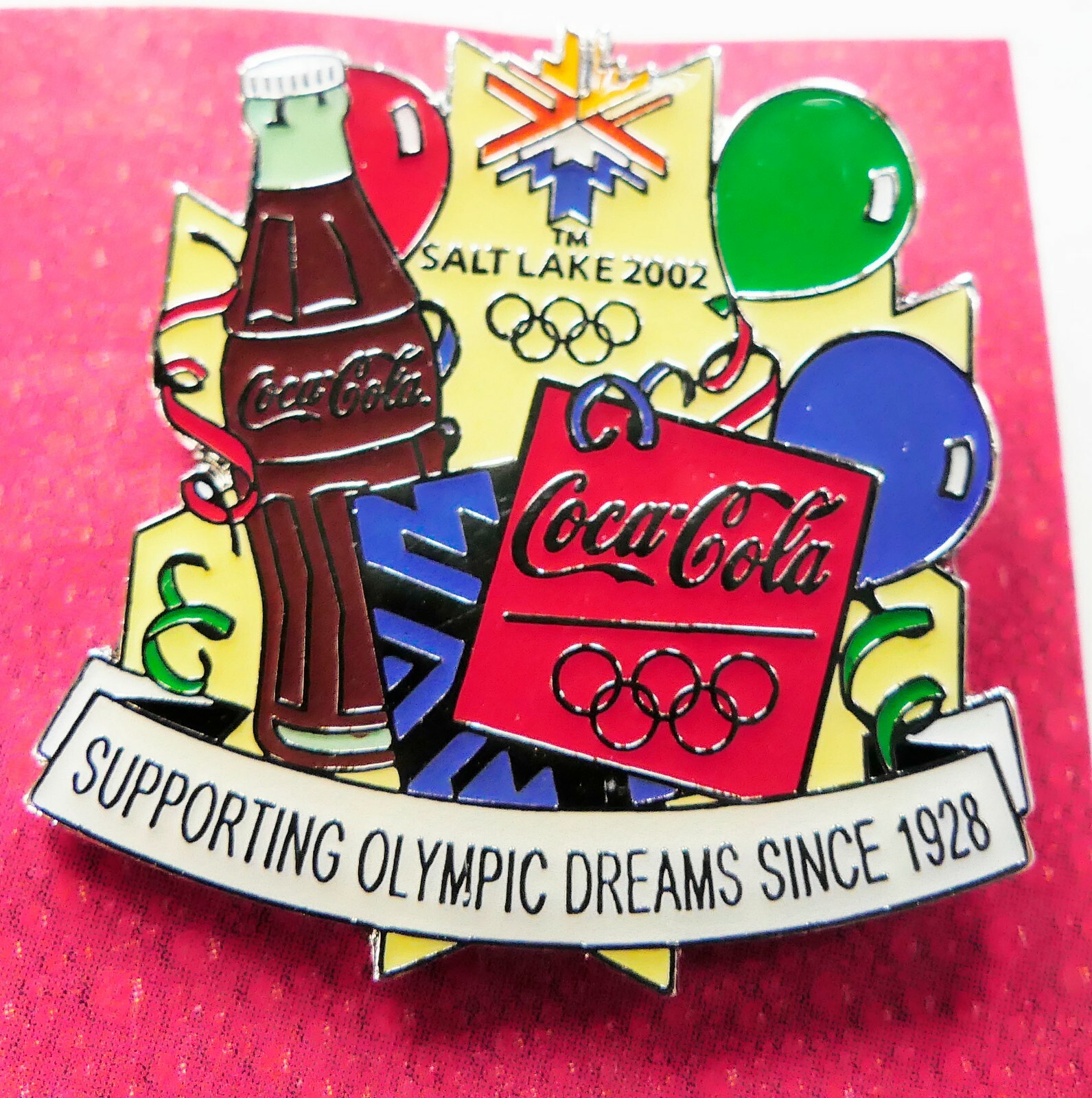 2002 Coca-Cola Olympic Winter Games Employee Commemorative Pin RARE | eBay