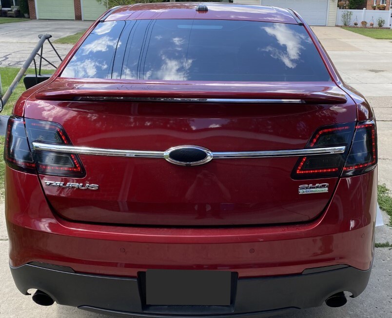 13-19 Ford Taurus / SHO Tail light + reflector tint cover vinyl ...