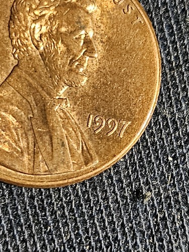 1997 Penny Errors Struck Off Center, No Mint Mark, Close AM | eBay