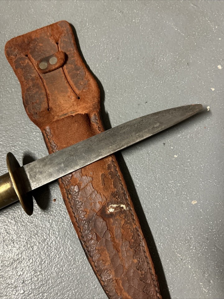 Vintage WW2 1942 20 mm Shell US Made in Theater Fighting Knife Trench ...