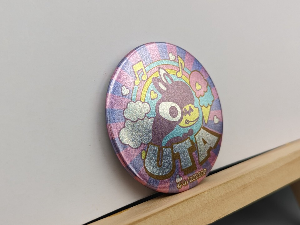 UTA LIVE "NEW GENESIS" Glitter Can Badge No.2 ONE PIECE FILM RED ...