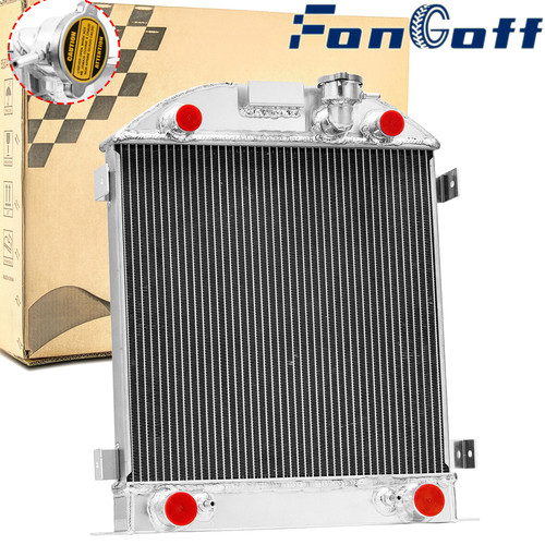 3 ROW Aluminum Radiator Fits 1928-1929 Ford Model A Flathead Engine AT ...