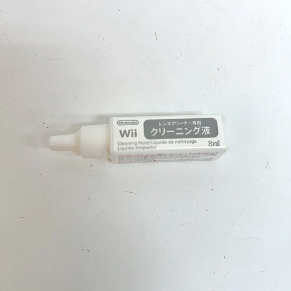 Wii Lens Cleaner Kit with Liquid Nintendo Official Game Disc Style ...