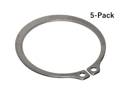 Tapered Section External Retaining Ring, 2" Shaft Diameter, 0.052 ...