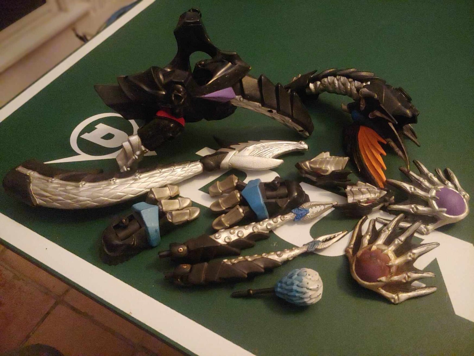 Vtg 1998 MYSTIC KNIGHTS of Tir Na Nog Tyrune Three Headed HYDRA Figure ...