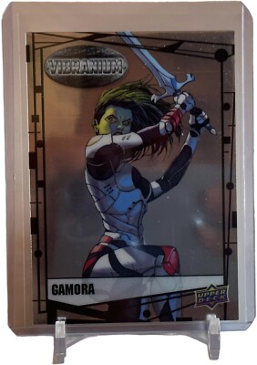 Gamora 2015 Marvel Vibranium Base Chrome Card #28 W/Top Loader | eBay UK