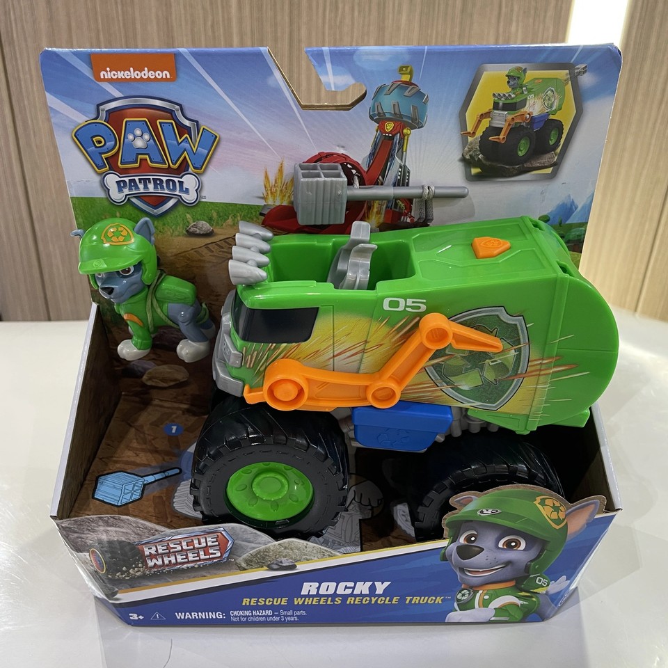 Original Paw Patrol Boomer Roxi Rescue Wheels BIG WHEELED TOY TRUCK | eBay