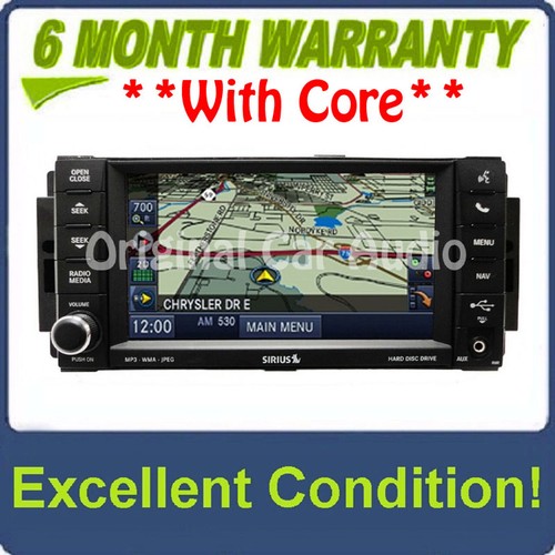 CHRYSLER JEEP DODGE Navigation MyGig Low Speed SAT Radio RHR CD DVD MP3 ...