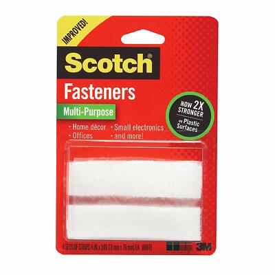 Scotch Multi-Purpose Fasteners, White, 3/4 x 3 Inch | eBay