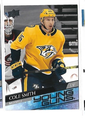 2020-21 Upper Deck Series 2 Young Guns Rookie RC #481 Cole Smith | eBay
