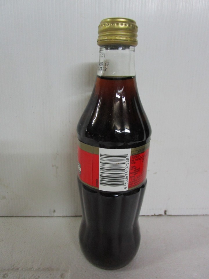 coca cola bottle. limited edition coca cola ginger 330ml full glass ...