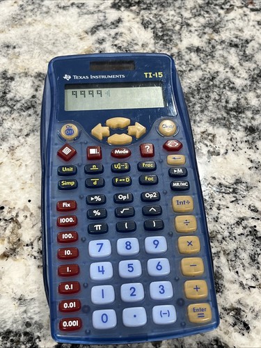 Texas Instruments TI-15 Scientific Calculator | eBay