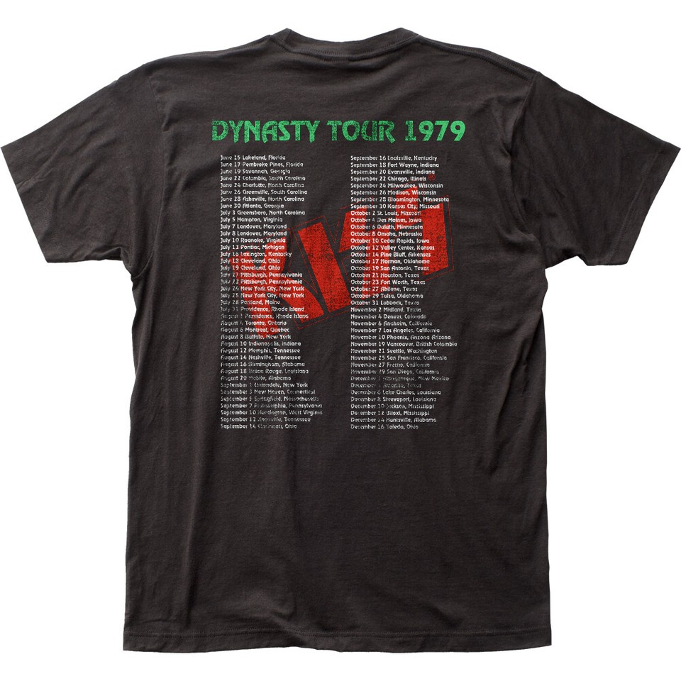 Kiss "Dynasty Tour" Double Sided Jersey T-Shirt - M, 3X - Free Shipping ...