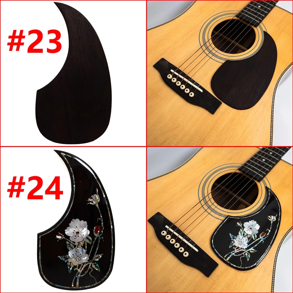 For Martin D-45 Solid Rosewood Acoustic Guitar Pickguard with Real ...