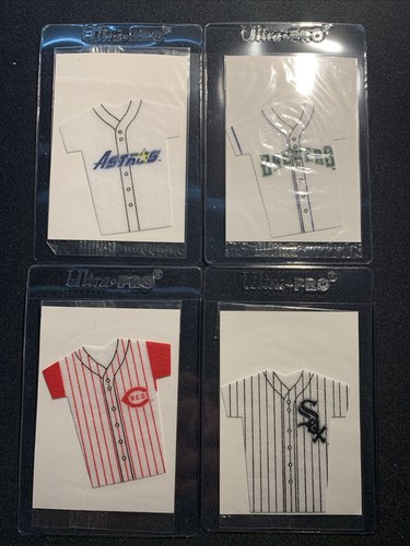Lot Of 4 1994 Kellogg's Felt Mini Jerseys ASTROS BREWERS REDS - In ...