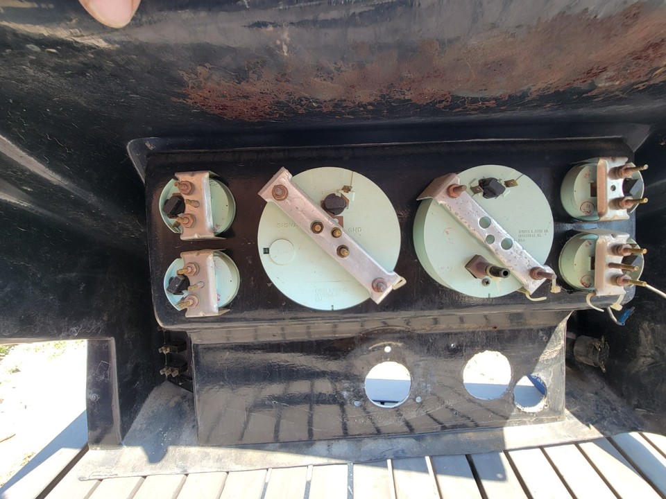 1987 Bayliner Capri Boat Dash Panel WIRING Volvo Penta Parts | eBay