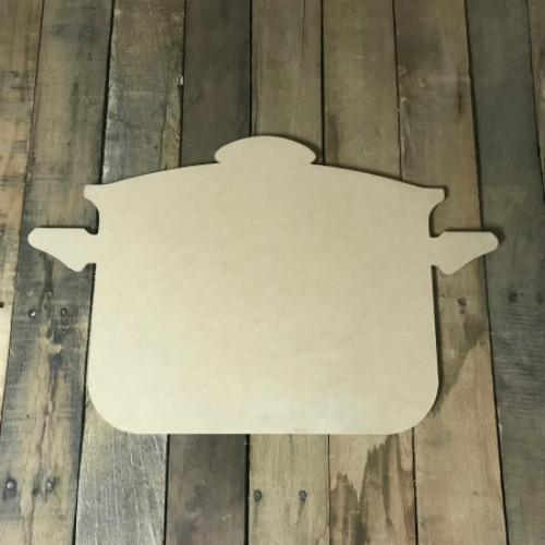 Wooden Cooking Pot Cutout, Wood Shape, Wall Art Shape, Paintable Wall ...