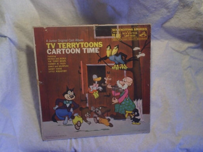 1959 TV TERRYTOONS CARTOON TIME LP,heckle and jeckle,terry bears,farmer ...