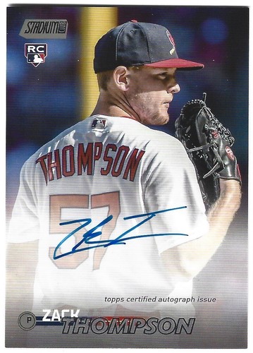 2023 Topps Stadium Club Zack Thompson Autograph Auto Rookie Card RC # ...
