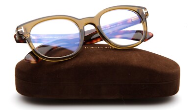 NEW TOM FORD TF 5807-B 096 Olive EYEGLASSES FRAME 50-21-145mm B40mm ...