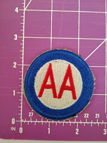 Vintage WWII US Army Anti Aircraft Command Patch AA | eBay
