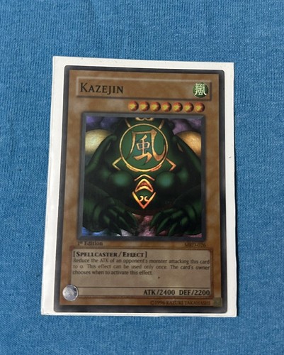 Yu-Gi-Oh - Kazejin - 1st Edition Holographic Card - MRD-026 - Metal ...